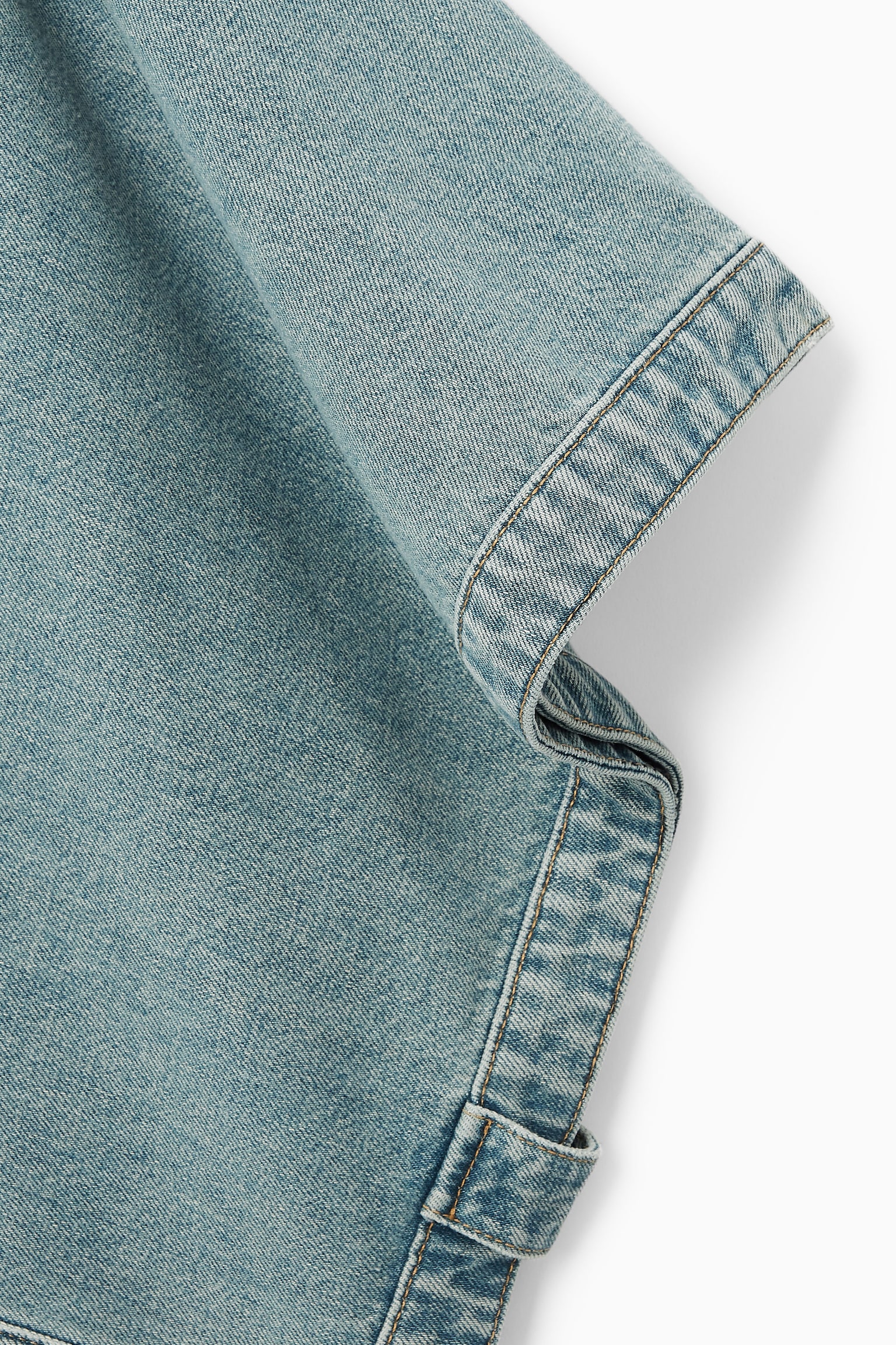 DENIM PONCHO - LIGHT BLUE | COS