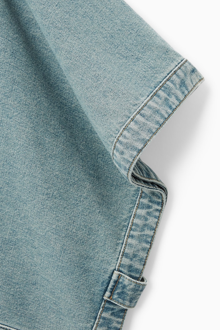 DENIM PONCHO - LIGHT BLUE | COS