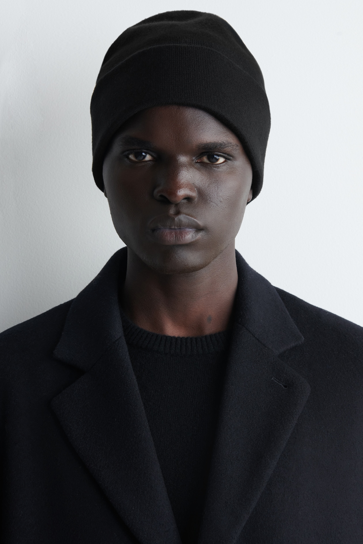 BONNET EN LAINE DOUBLE FACE - NOIR - HOMME | H&M FR