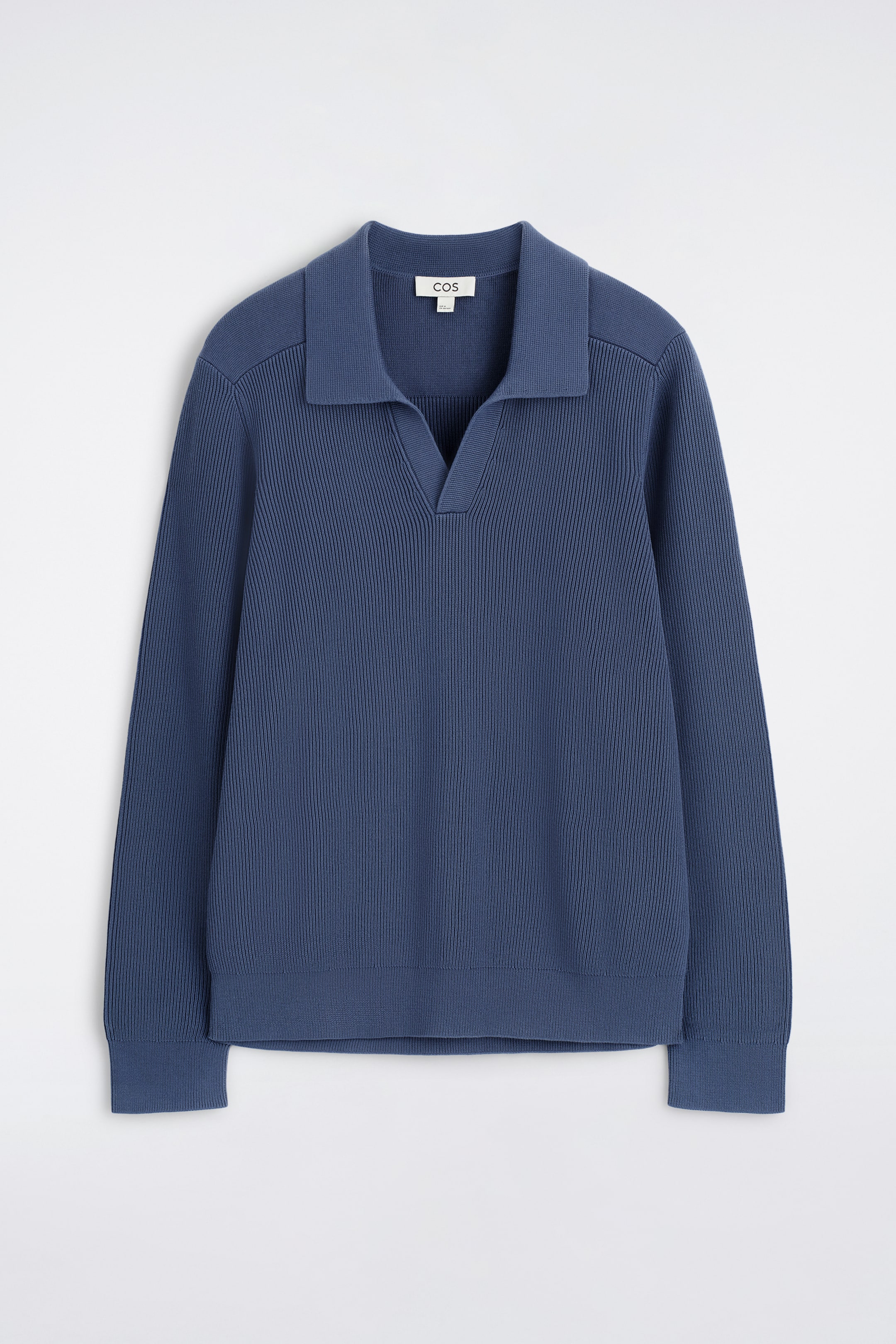 BAVLNĚNÝ POLO SVETR - TMAVĚ MODRÁ - MUŽI | H&M CZ