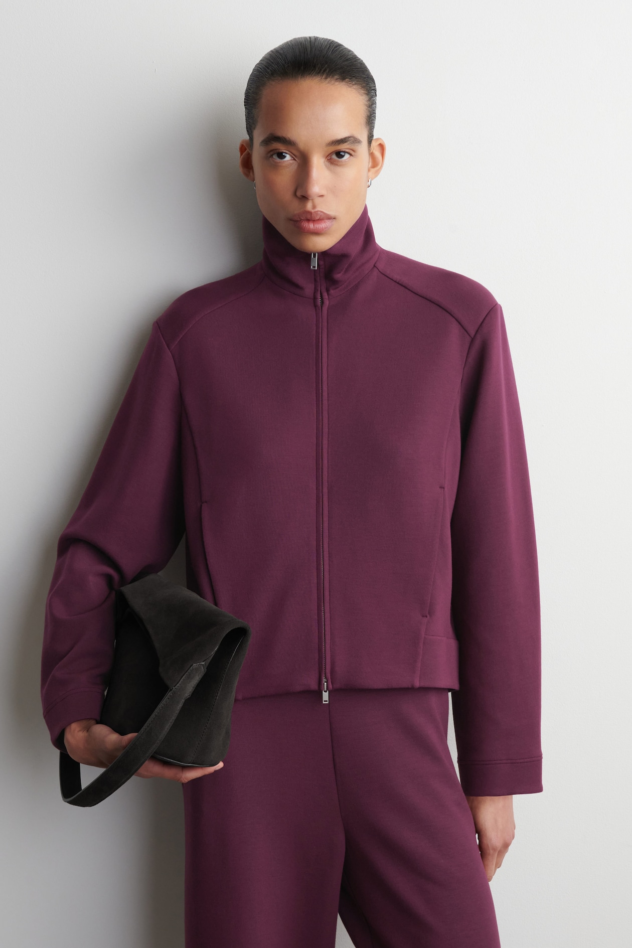SCUBA TRACK JACKET - BORDEAUX | COS US