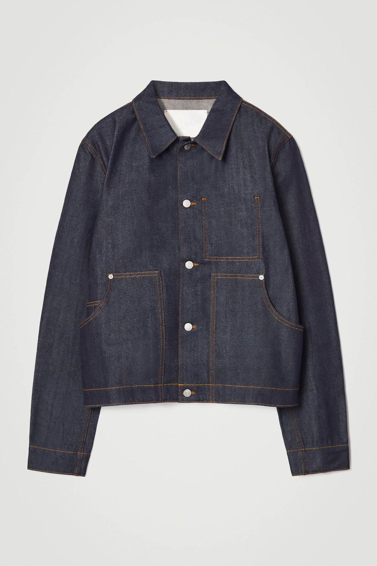 RELAXED DENIM JACKET - RAW INDIGO | COS US