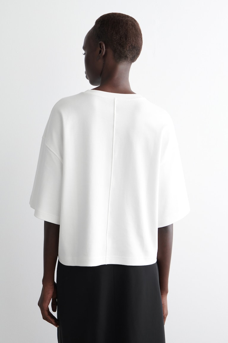 OVERSIZED BOXY T-SHIRT - WHITE | COS
