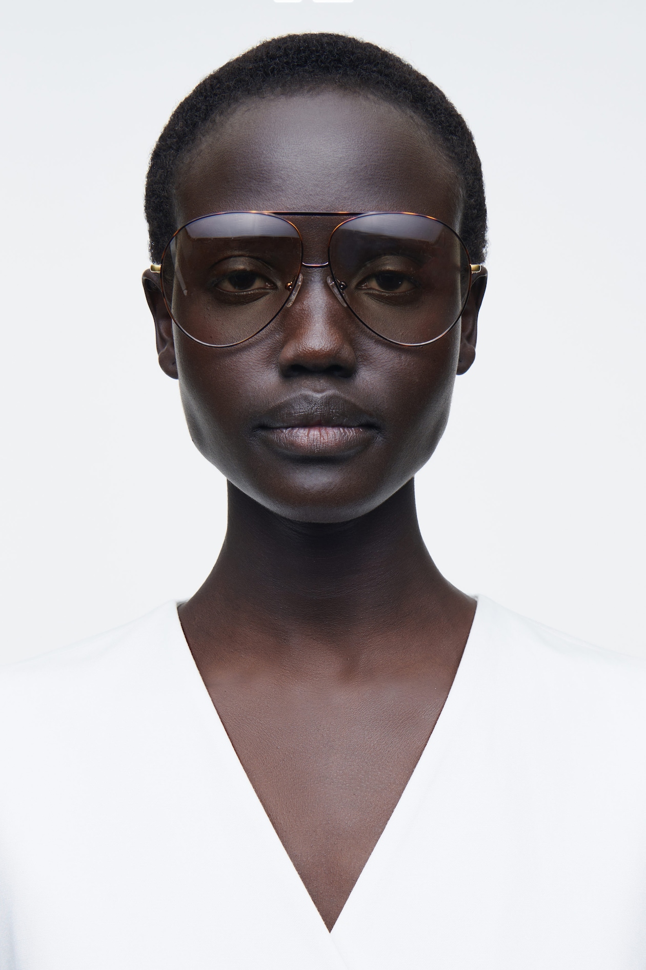 WIRE-FRAME AVIATOR SUNGLASSES - TORTOISESHELL | COS