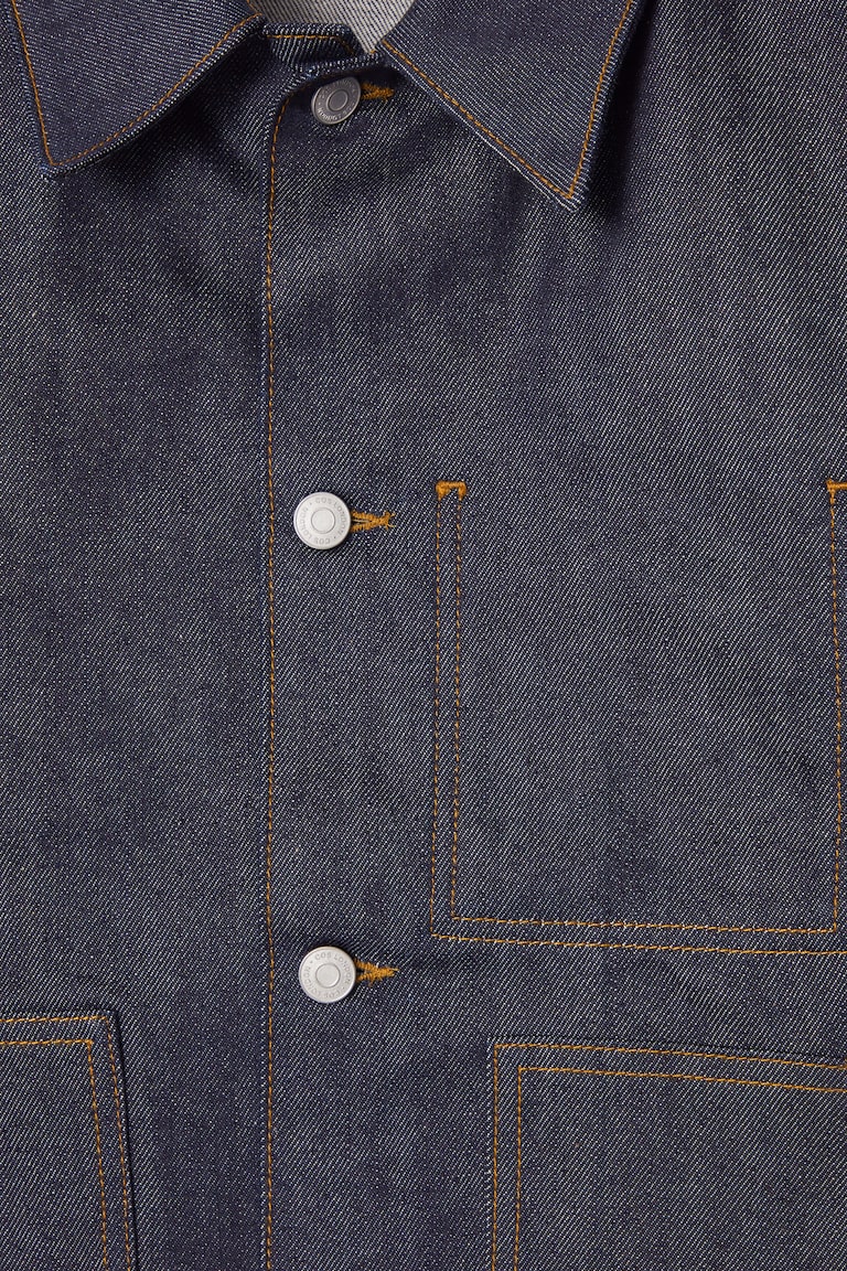 RELAXED DENIM JACKET - RAW INDIGO | COS US