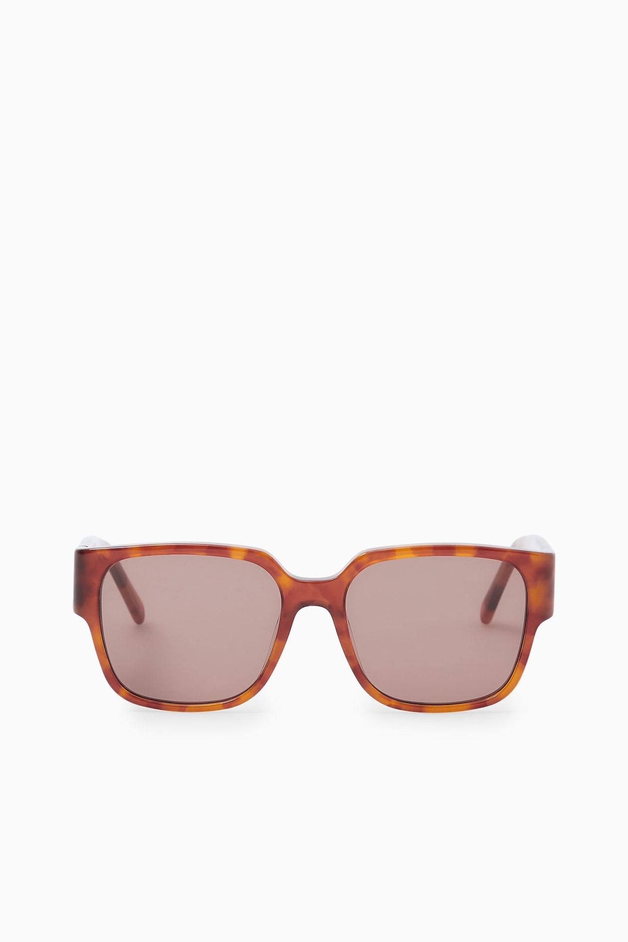 OVERSIZED SQUARE-FRAME SUNGLASSES - BROWN | COS