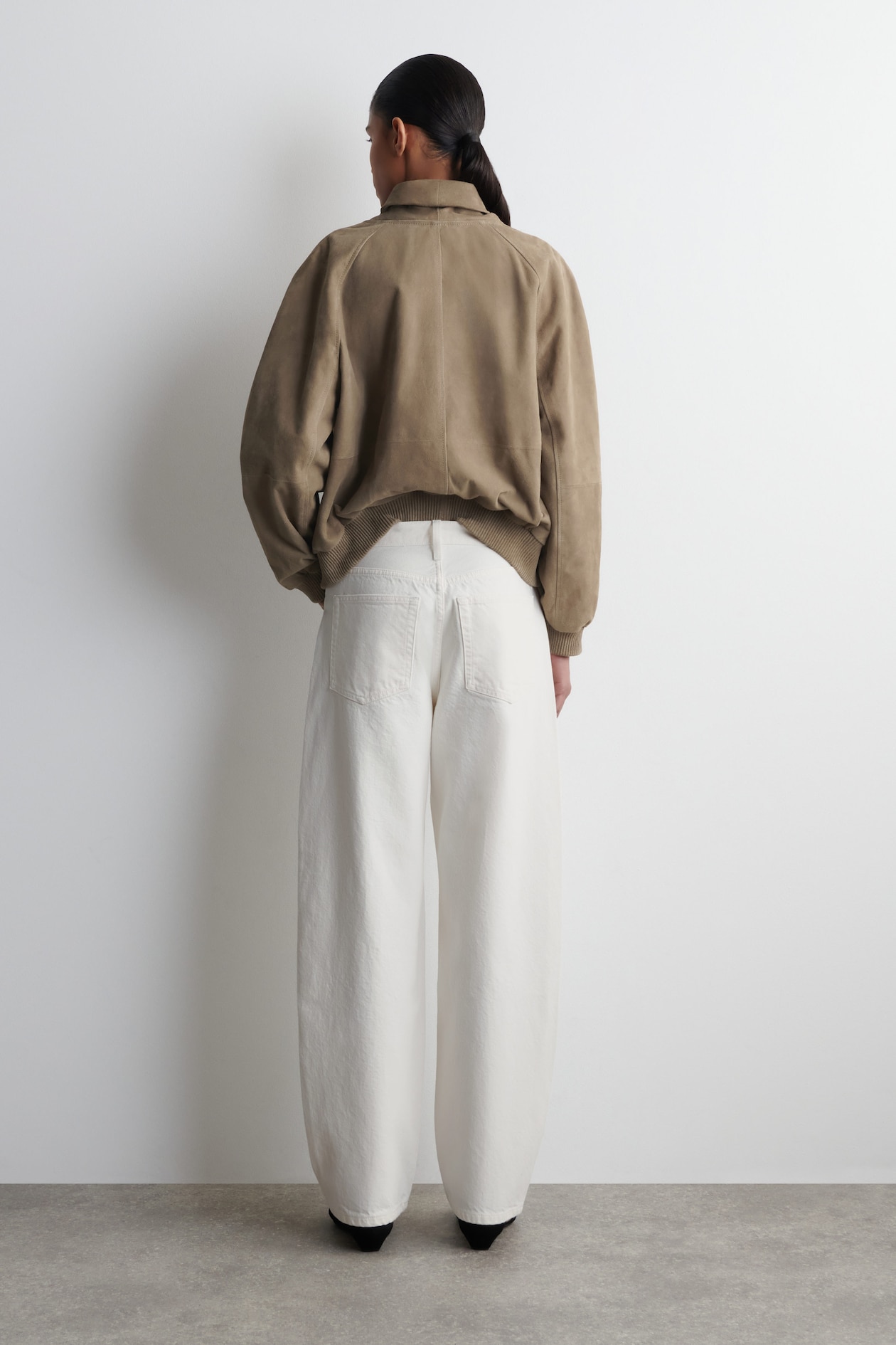 BAY BARREL-LEG JEANS - WHITE | COS US