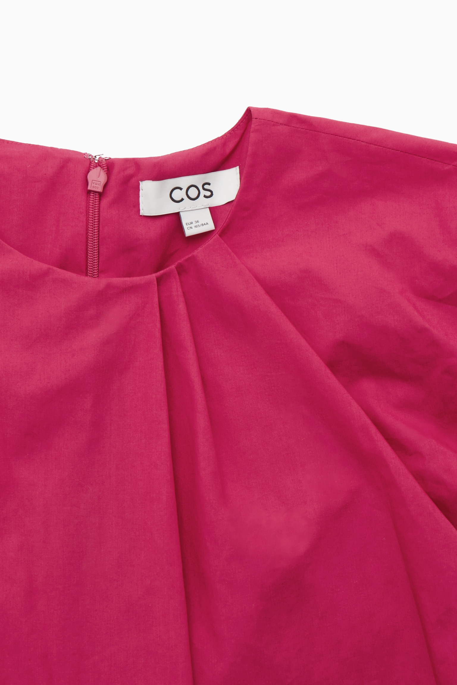 GATHERED DRAPED SLEEVELESS TOP - BRIGHT PINK | COS
