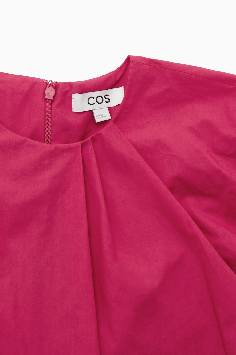 GATHERED DRAPED SLEEVELESS TOP - BRIGHT PINK | COS