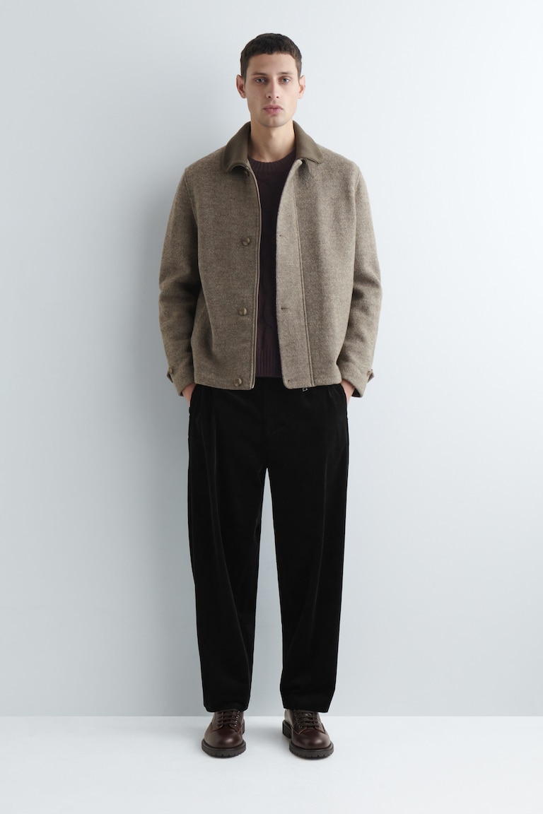 CHUNKY LEATHER DERBY SHOES - BROWN | COS GB