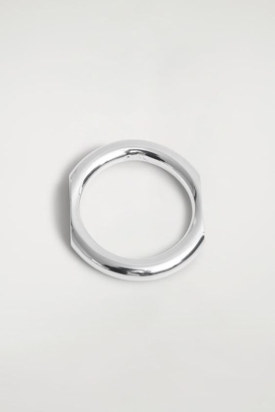 SCULPTED RING - SILVER | COS