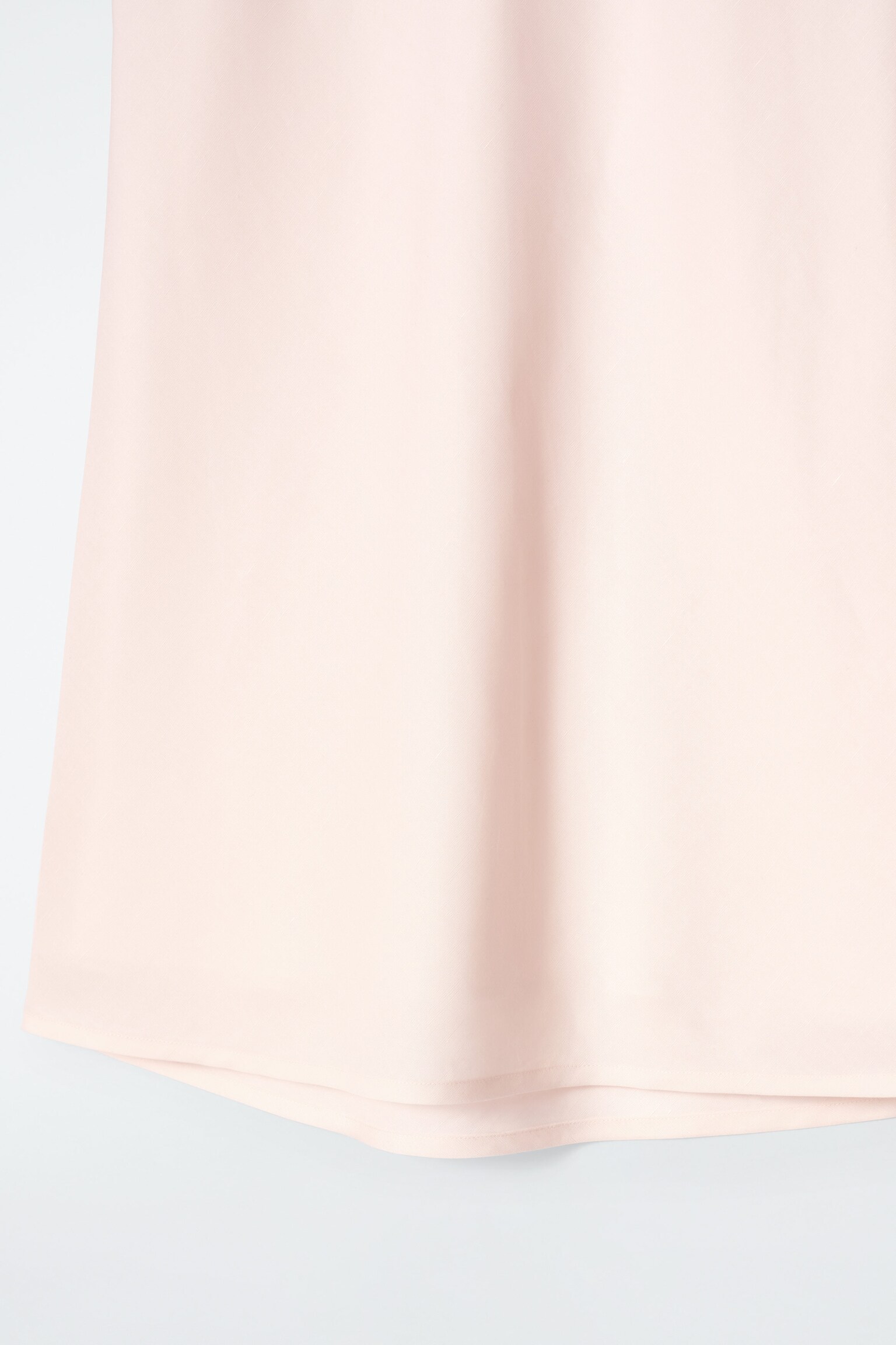 LINEN-BLEND MIDI COLUMN SKIRT - LIGHT PINK | COS GB