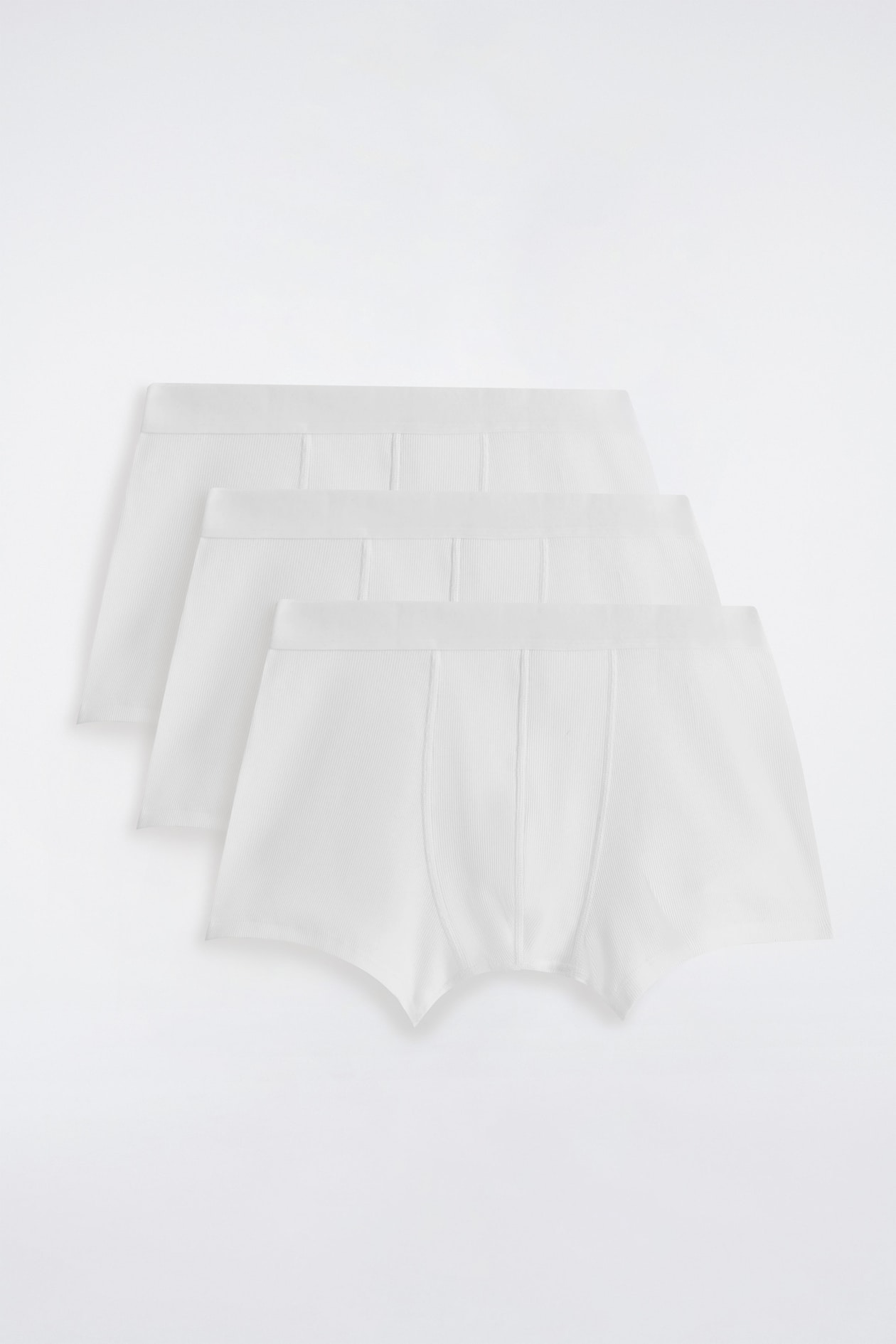 3-PACK RIBBED BOXER BRIEFS - WHITE | COS