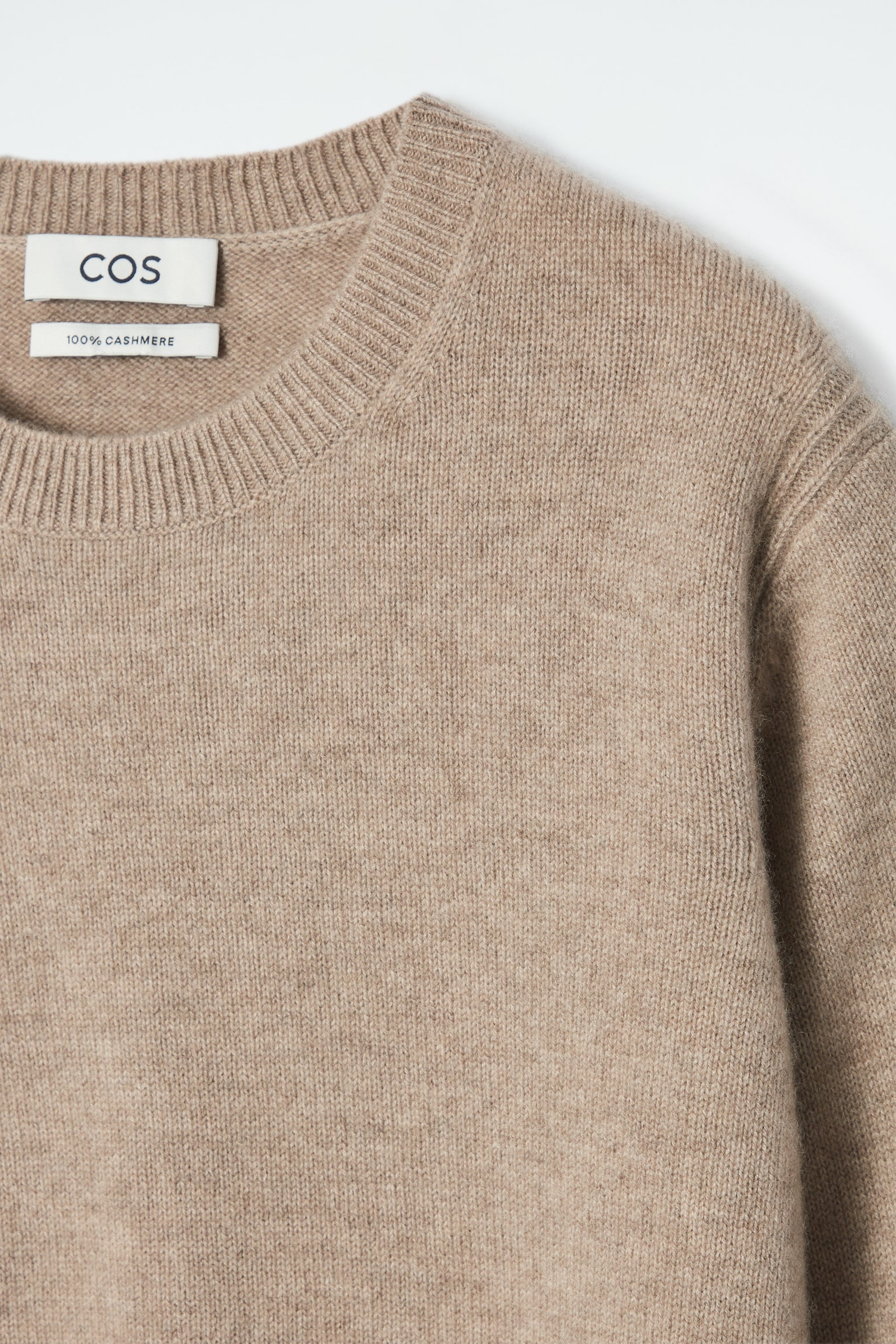 CASHMERE JUMPER - BEIGE / UNDYED | COS