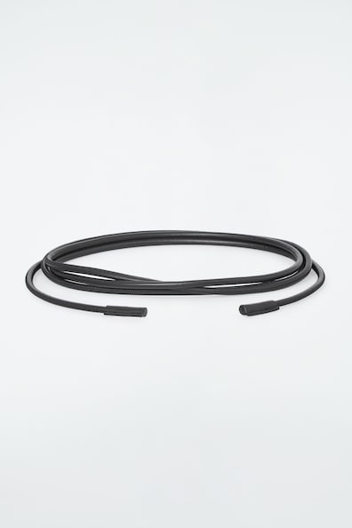LEATHER ROPE BELT - BLACK | COS