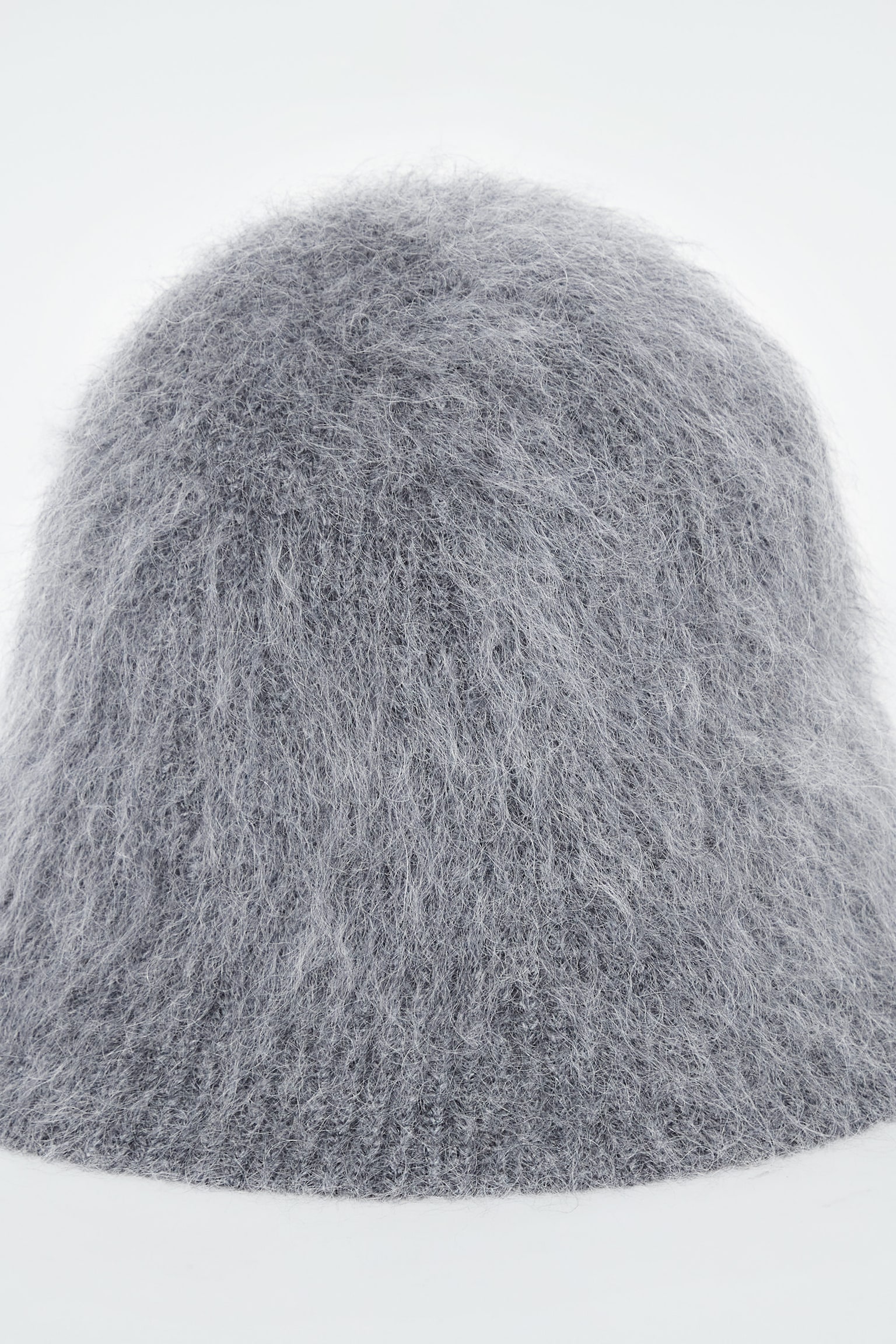 MOHAIR BUCKET HAT - GREY | COS
