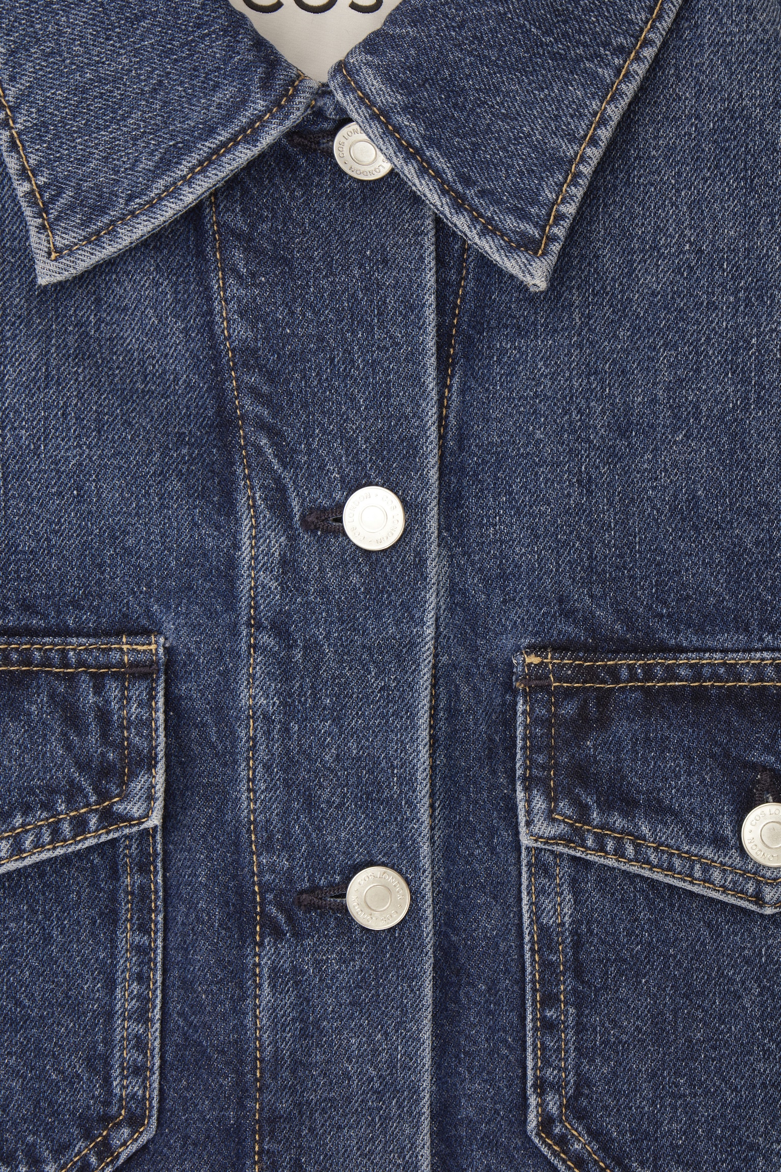 CROPPED DENIM JACKET - BLUE | COS GB