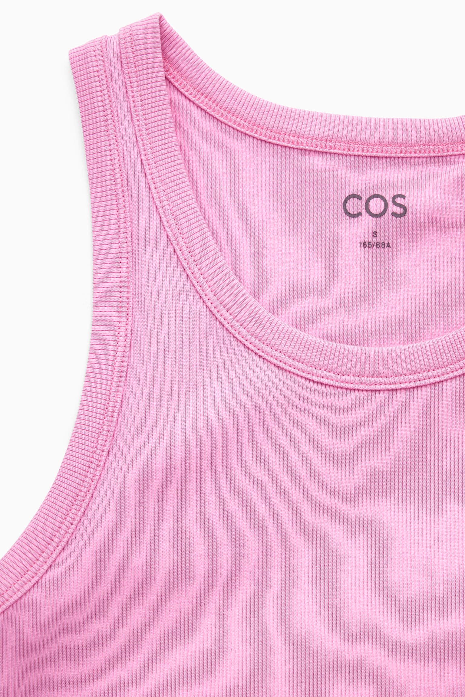 RIBBED TANK TOP - LIGHT PINK | COS