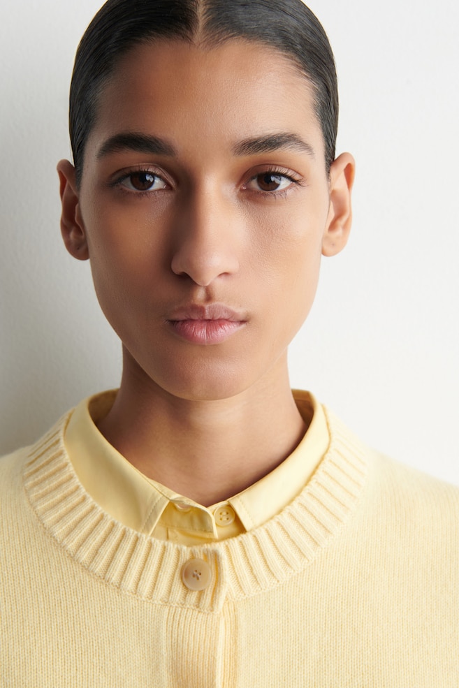 MERINO WOOL SWEATER - BUTTER YELLOW | COS US