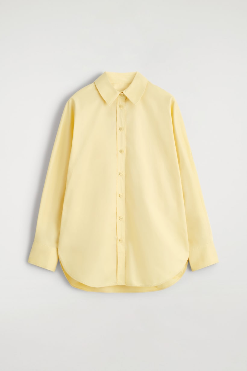 RELAXED COTTON SHIRT - YELLOW | COS