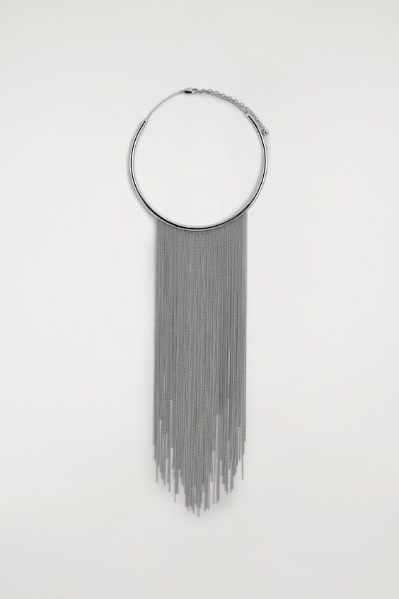 TASSELLED NECKLACE - SILVER | COS US