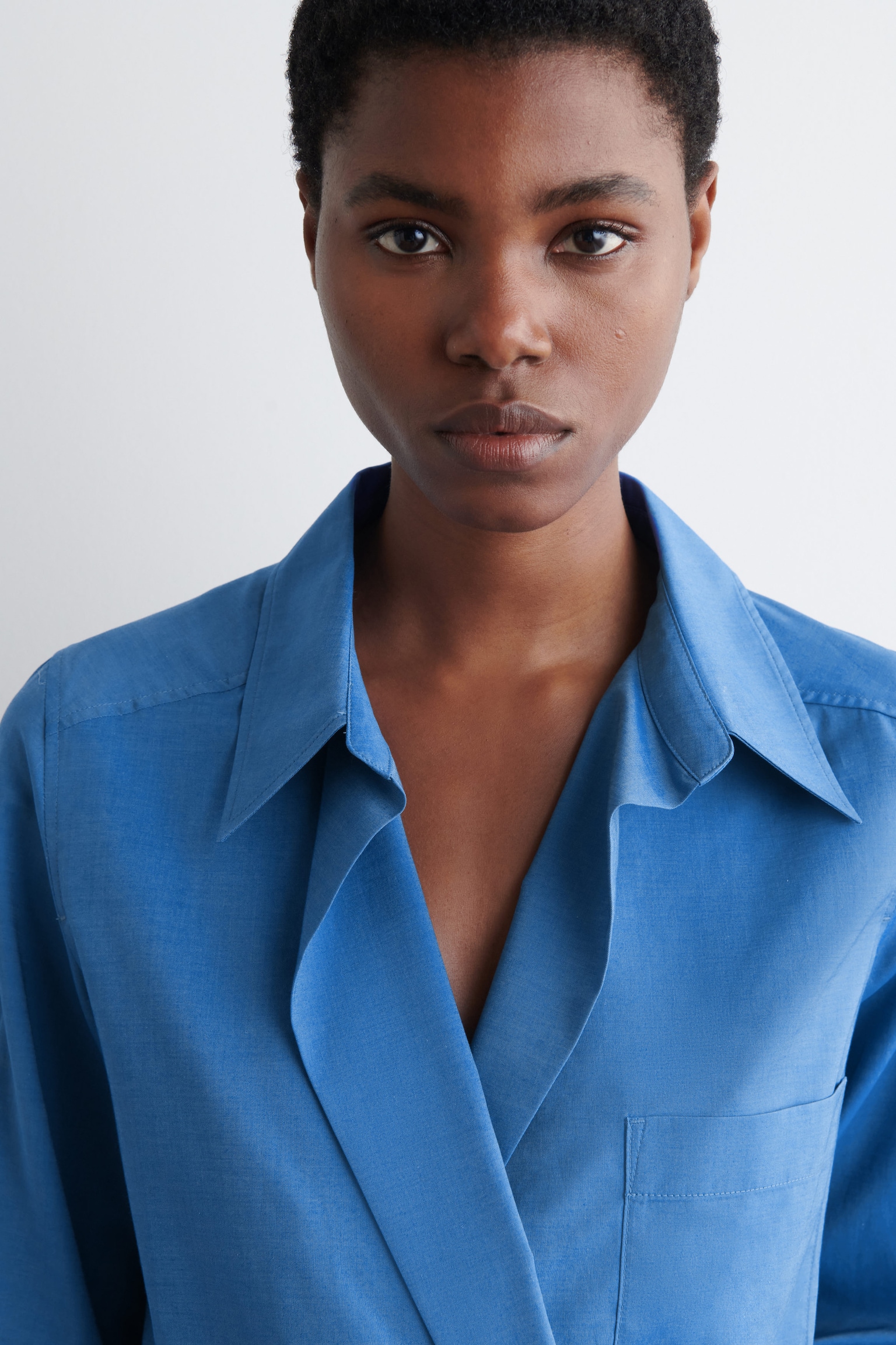 CAMICIA DOPPIOPETTO - BLU | COS