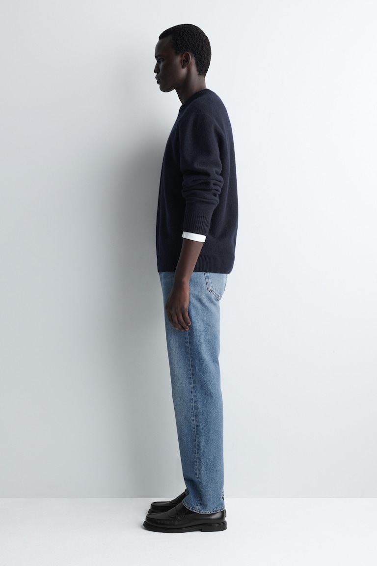 SIGNATURE REGULAR-FIT STRAIGHT-LEG JEANS - BLUE | COS US