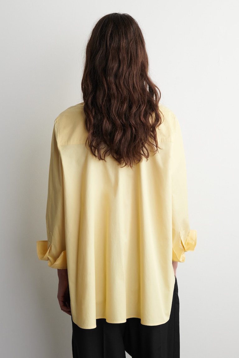 RELAXED COTTON SHIRT - YELLOW | COS