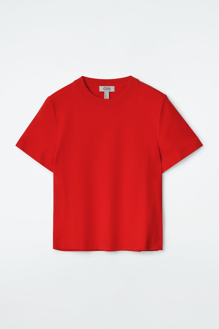 CLEAN CUT REGULAR T-SHIRT - RED | COS