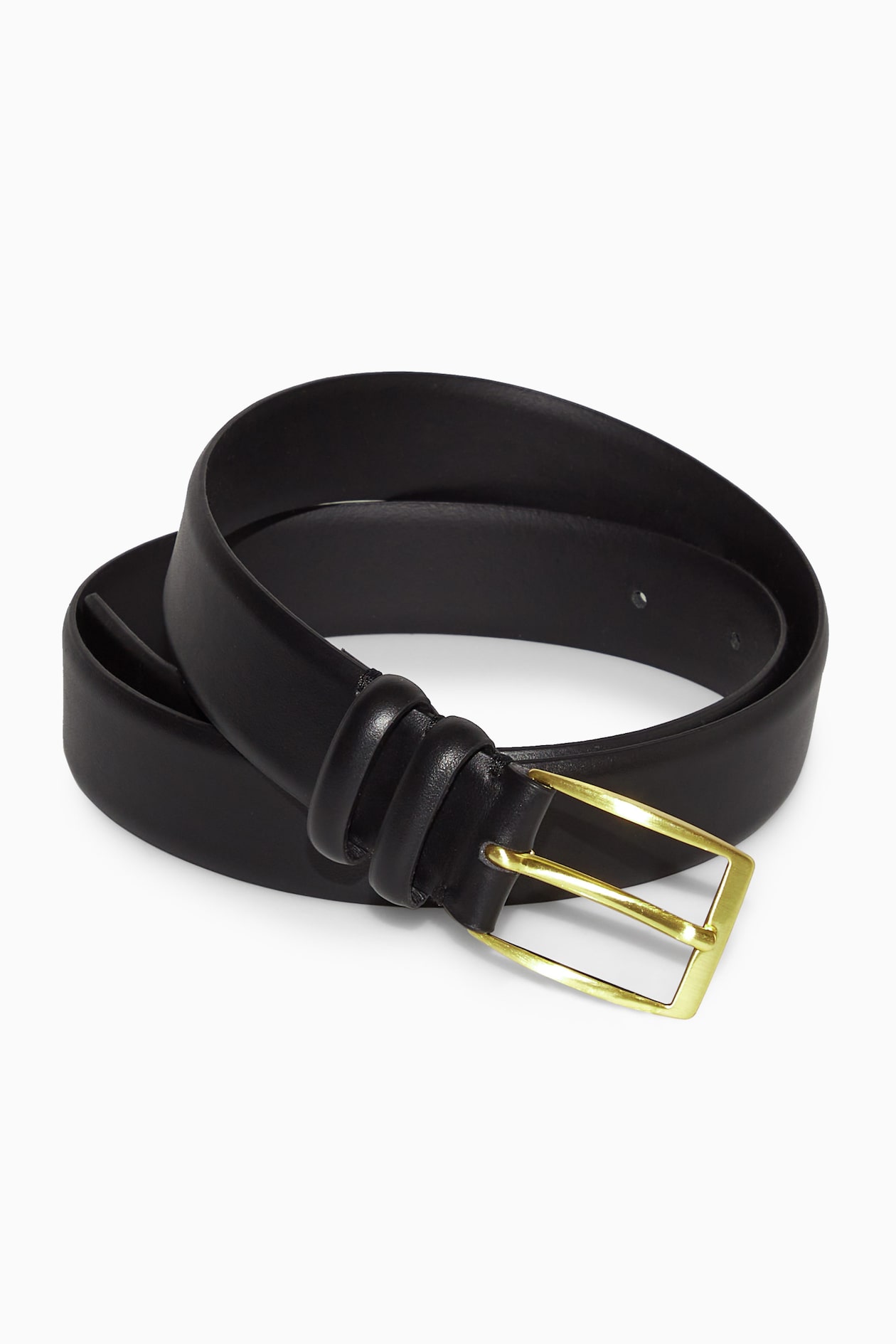 CLASSIC LEATHER BELT - BLACK | COS