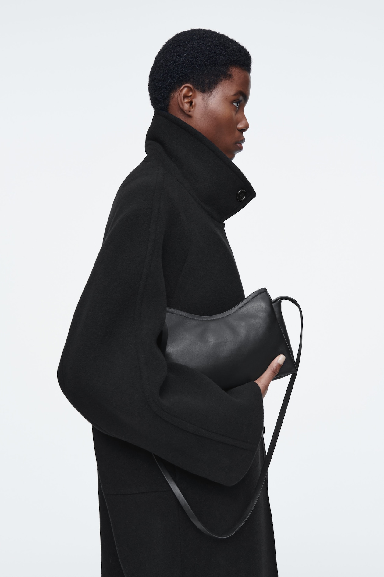 TOME MINI CROSSBODY BAG - LEATHER - BLACK | COS TOME MINI CROSSBODY BAG - LEATHER - BLACK | COS