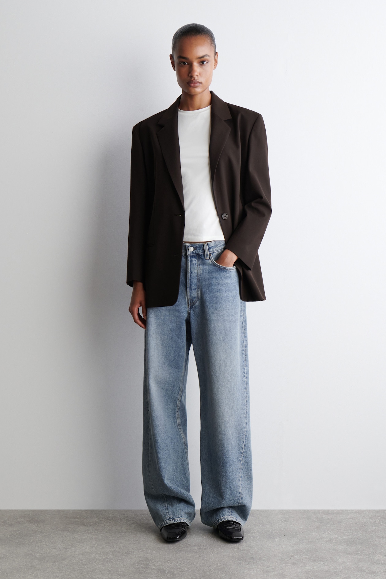 FACADE STRAIGHT-LEG JEANS - BLUE | COS US