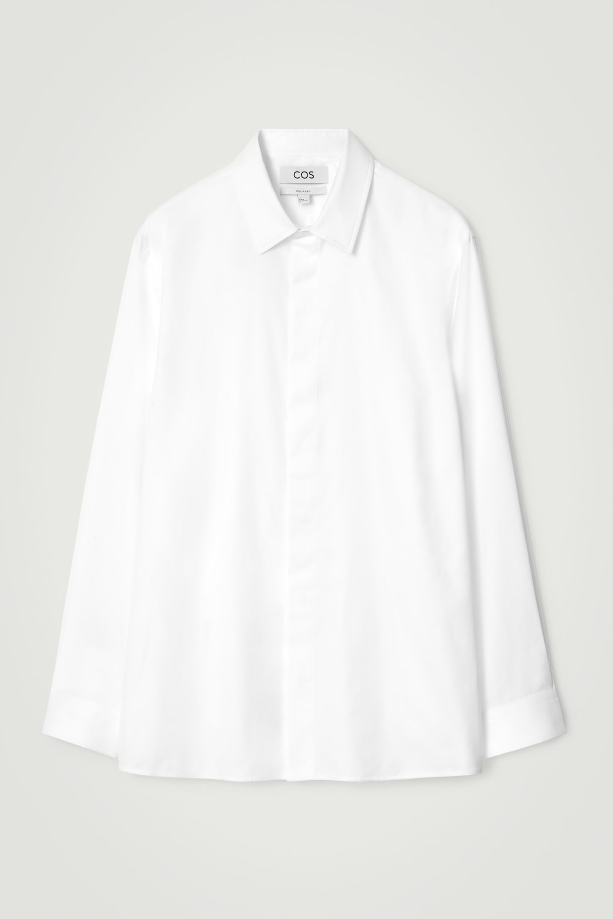 RELAXED COTTON SHIRT - WHITE | COS