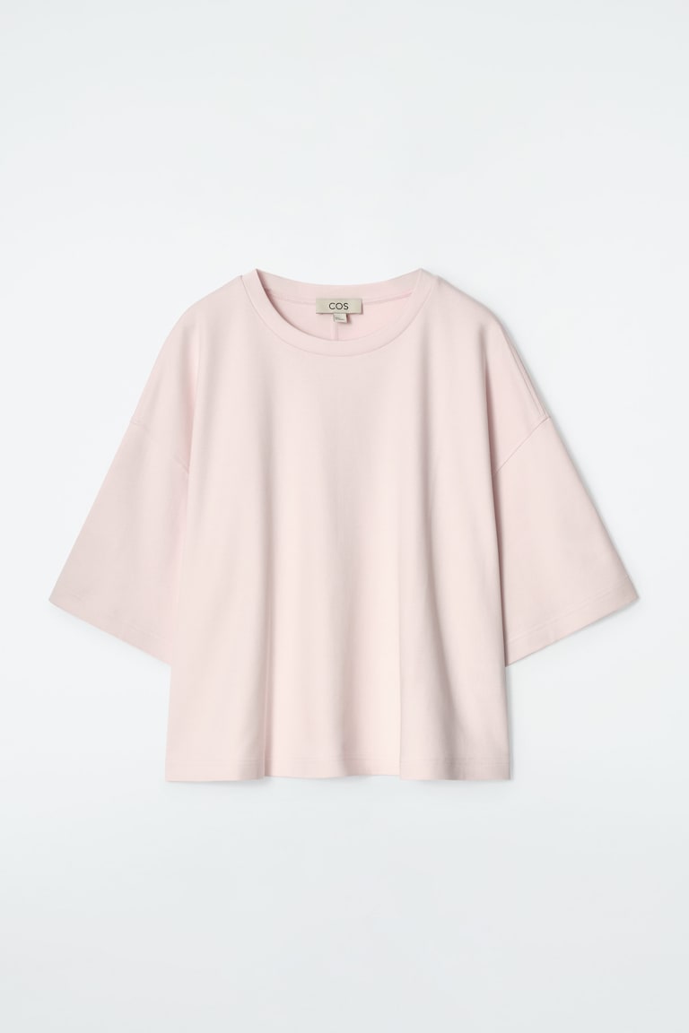 OVERSIZED BOXY T-SHIRT - LIGHT PINK | COS