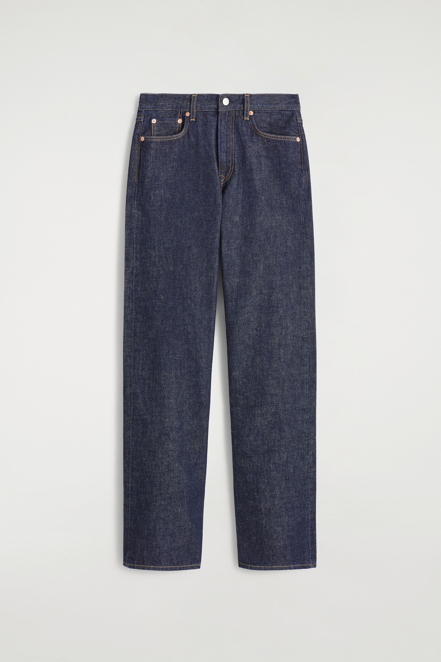 CHORD STRAIGHT-LEG JEANS - DARK INDIGO | COS US