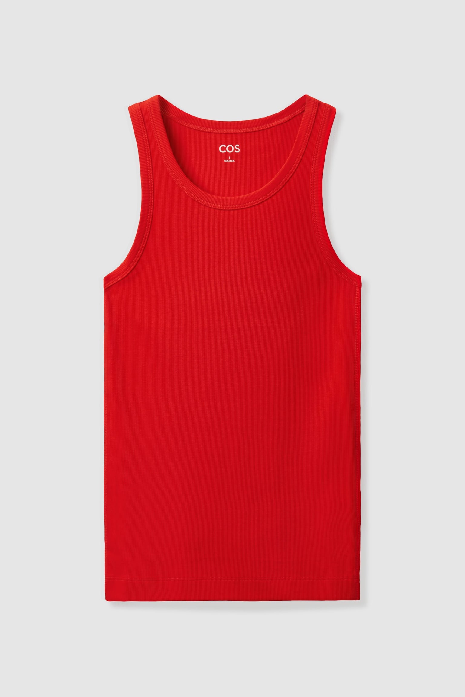 RIBBED TANK TOP - RED | COS AU