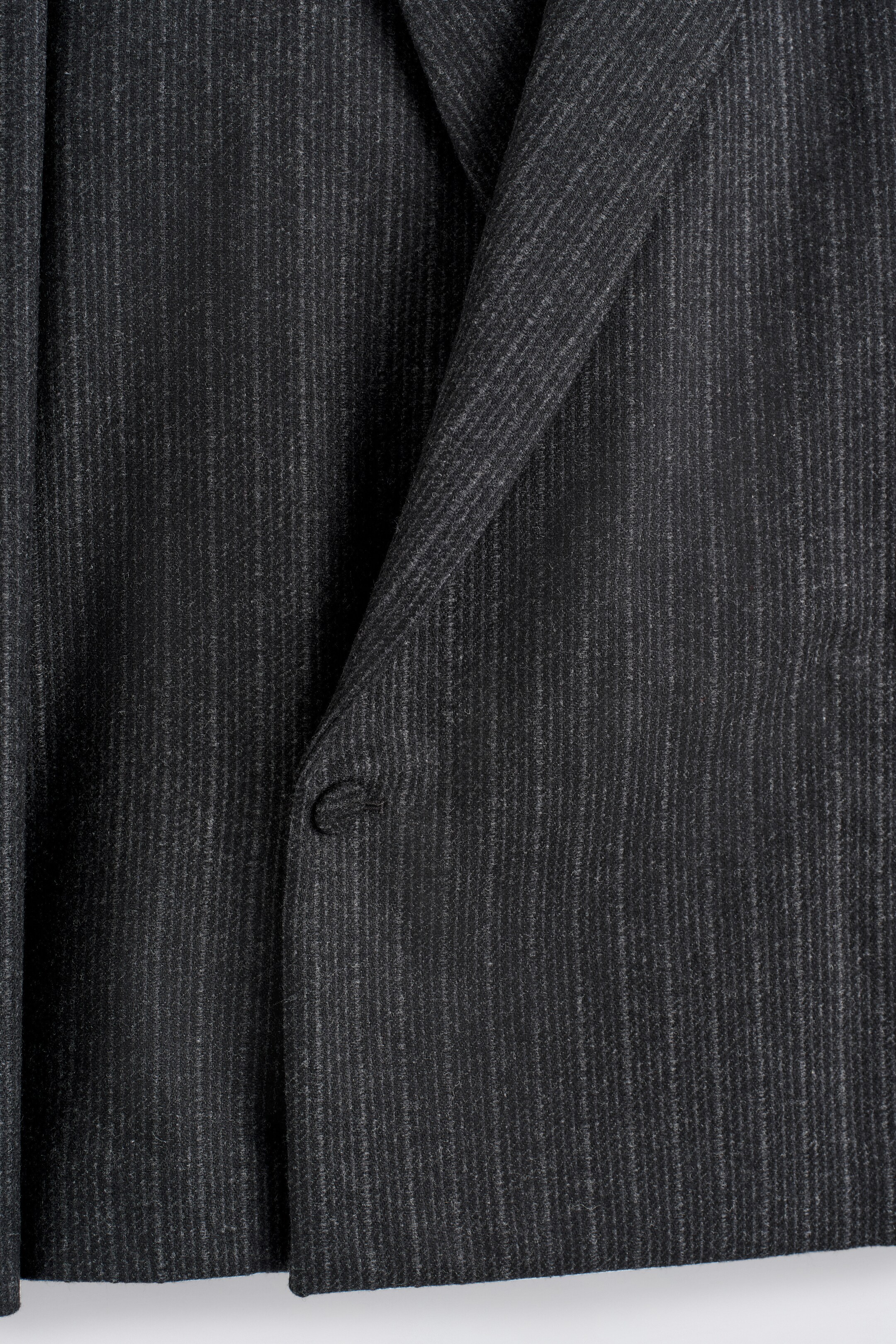 WOLLBLAZER IN WICKELOPTIK MIT NADELSTREIFEN - GRAU/NADELSTREIFEN ...