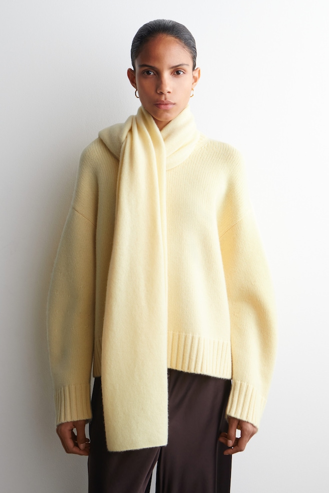 CASHMERE SCARF - BUTTER YELLOW | COS GB