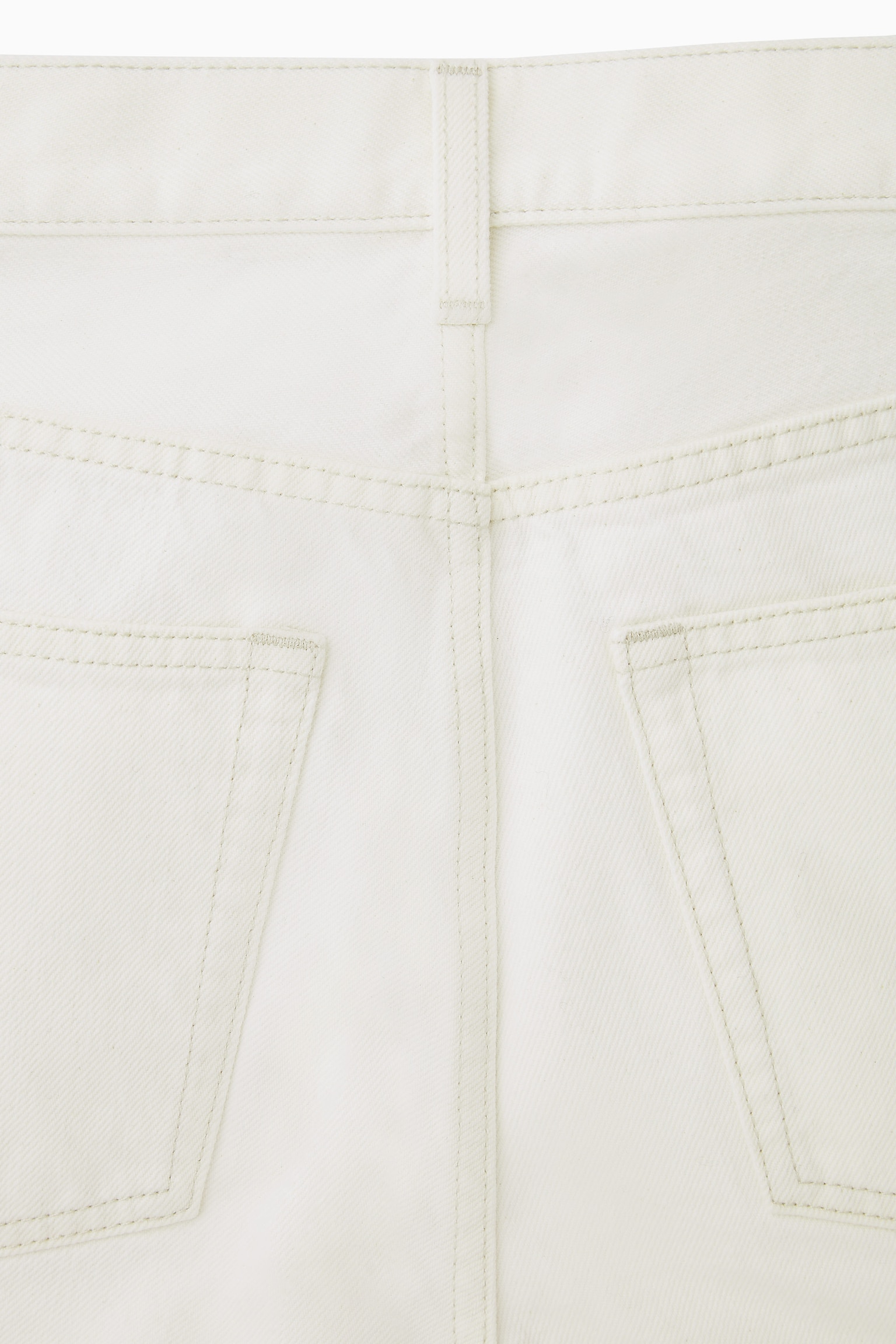 COLUMN STRAIGHT-LEG JEANS - CHALK | COS GB