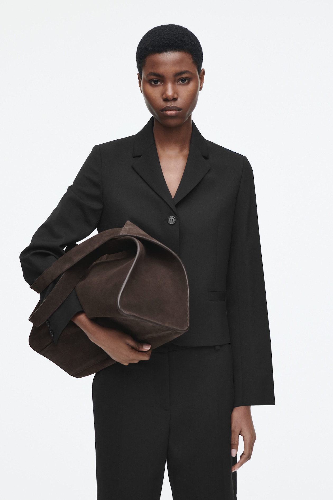 BOLSO TOTE ALCOVE - PIEL - MARRÓN | COS