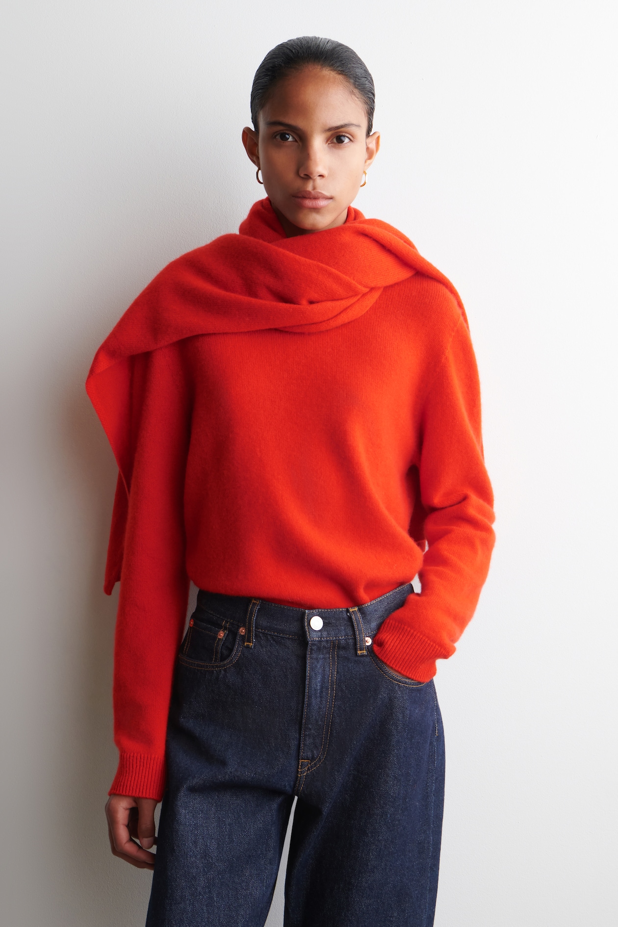HALSDUK I KASHMIR - ORANGE - HERR | H&M SE