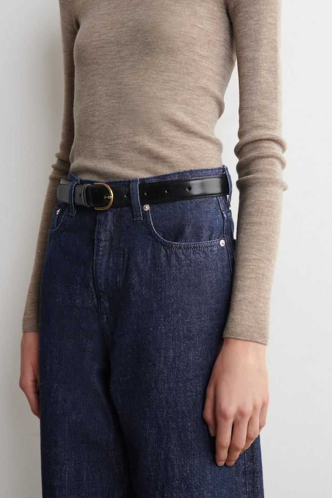 BAY BARREL-LEG JEANS - DARK BLUE | COS AU