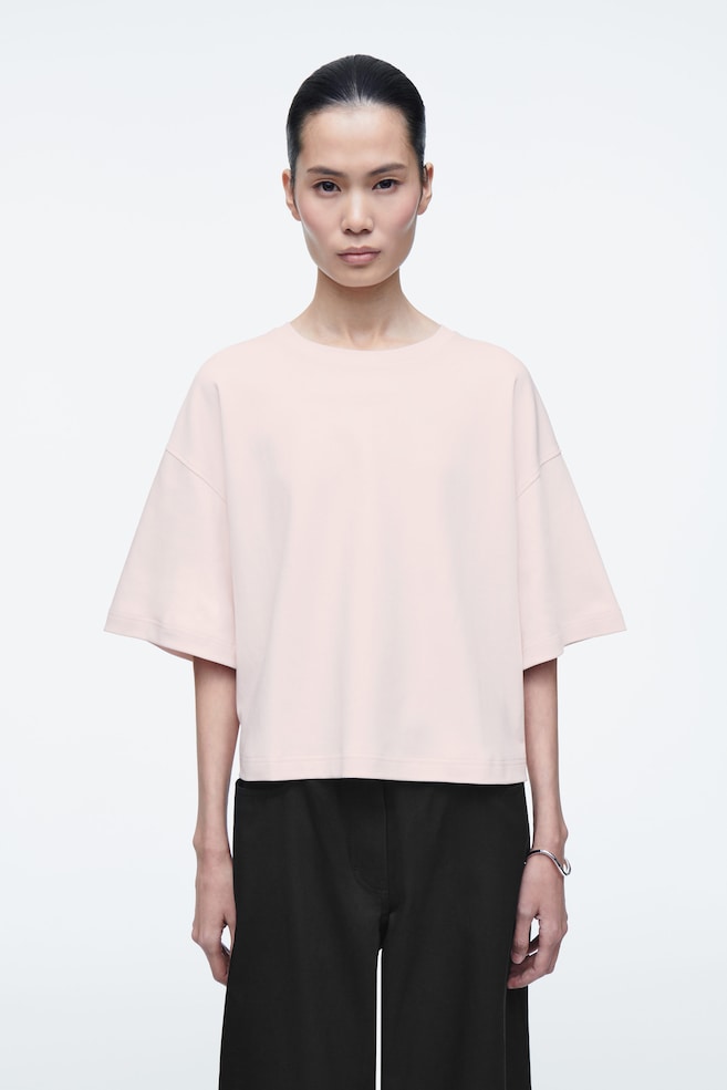 OVERSIZED BOXY T-SHIRT - LIGHT PINK | COS