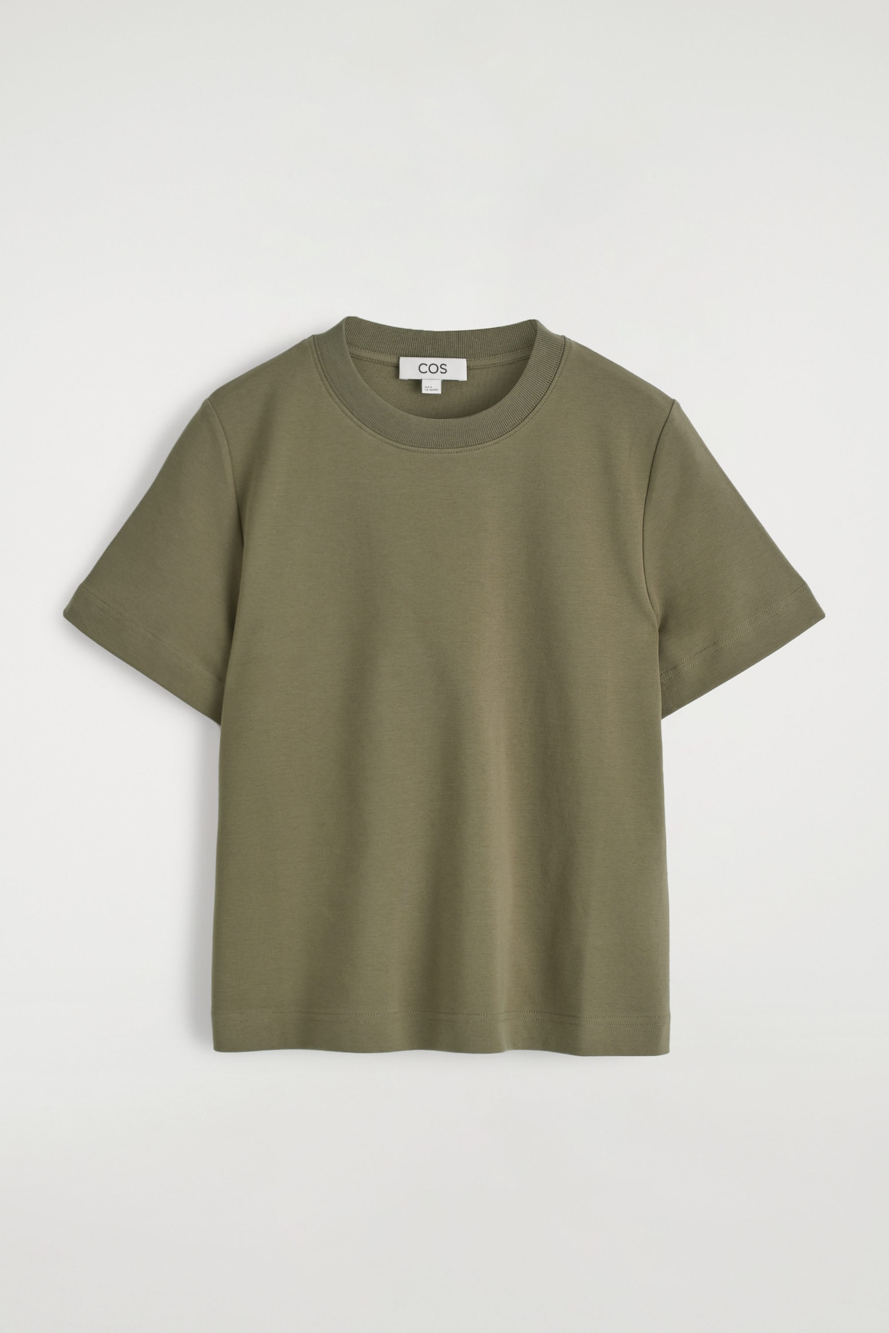 CLEAN CUT REGULAR T-SHIRT - KHAKI | COS US