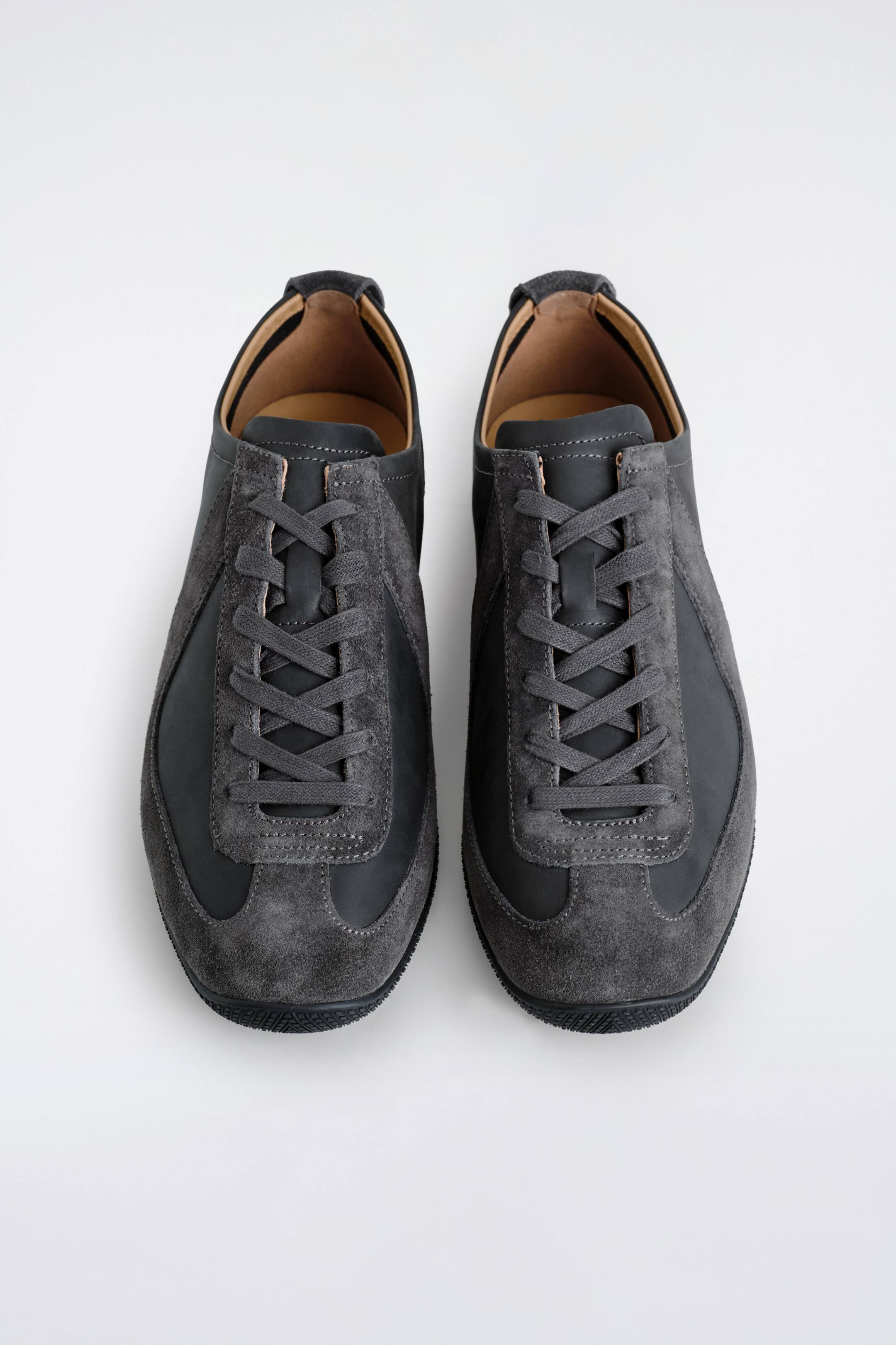 Sko i nubuck og semsket skinn - GRÅ - Men | H&M NO