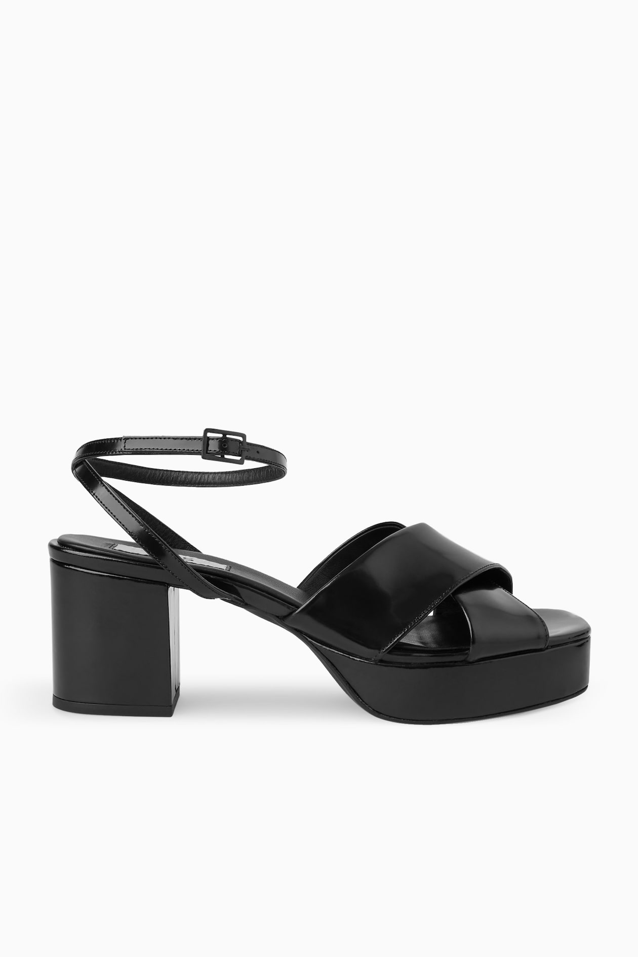 PLATFORM HEELED SANDALS - BLACK | COS GB