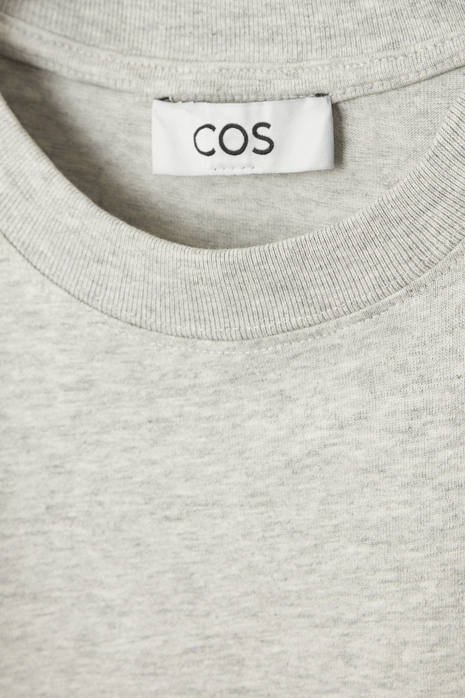 CLEAN CUT REGULAR T-SHIRT - GRAY MARL | COS US