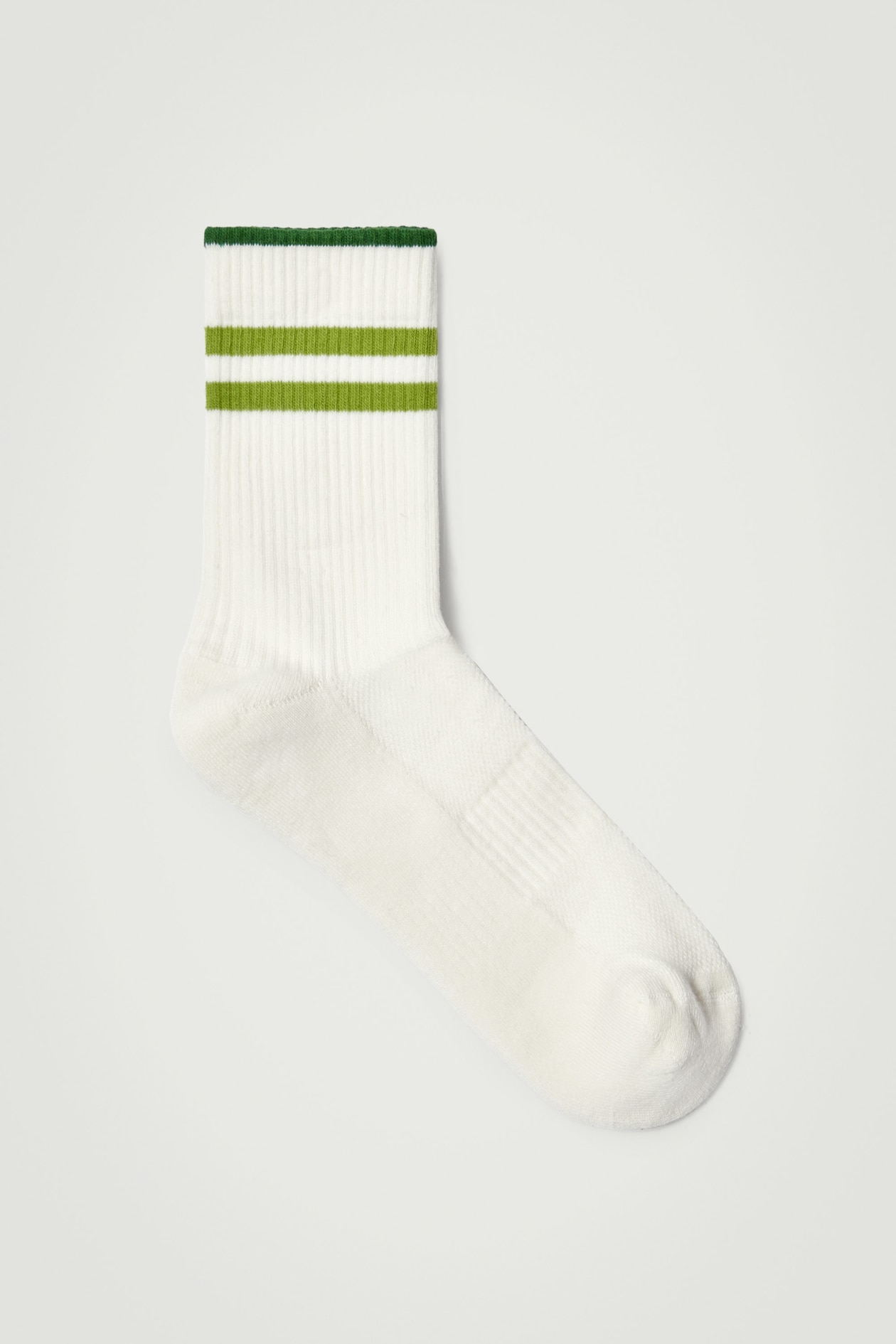 STRIPED SPORTS SOCKS - ECRU | COS GB