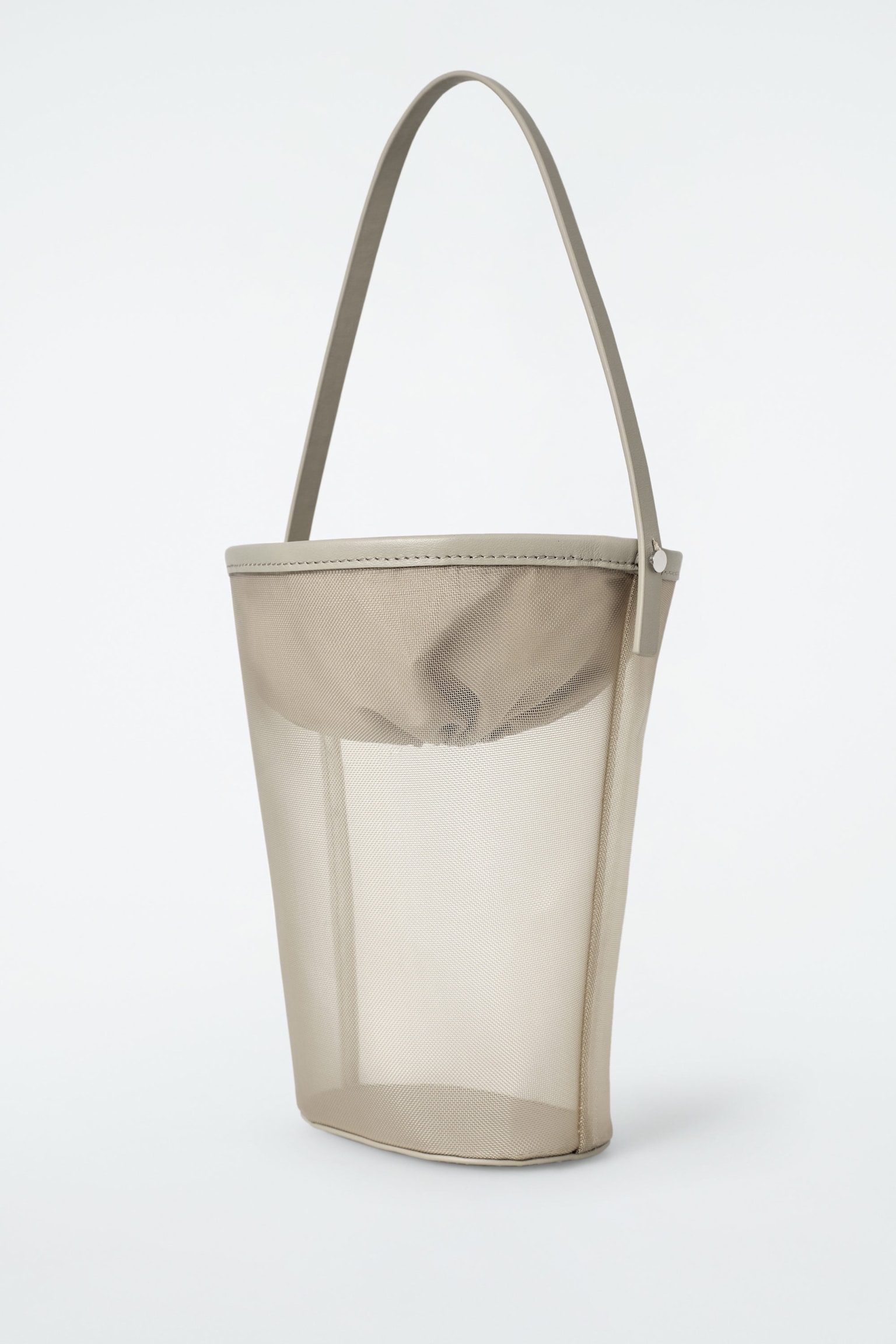 MINI BUCKET BAG - MESH - BEIGE | COS