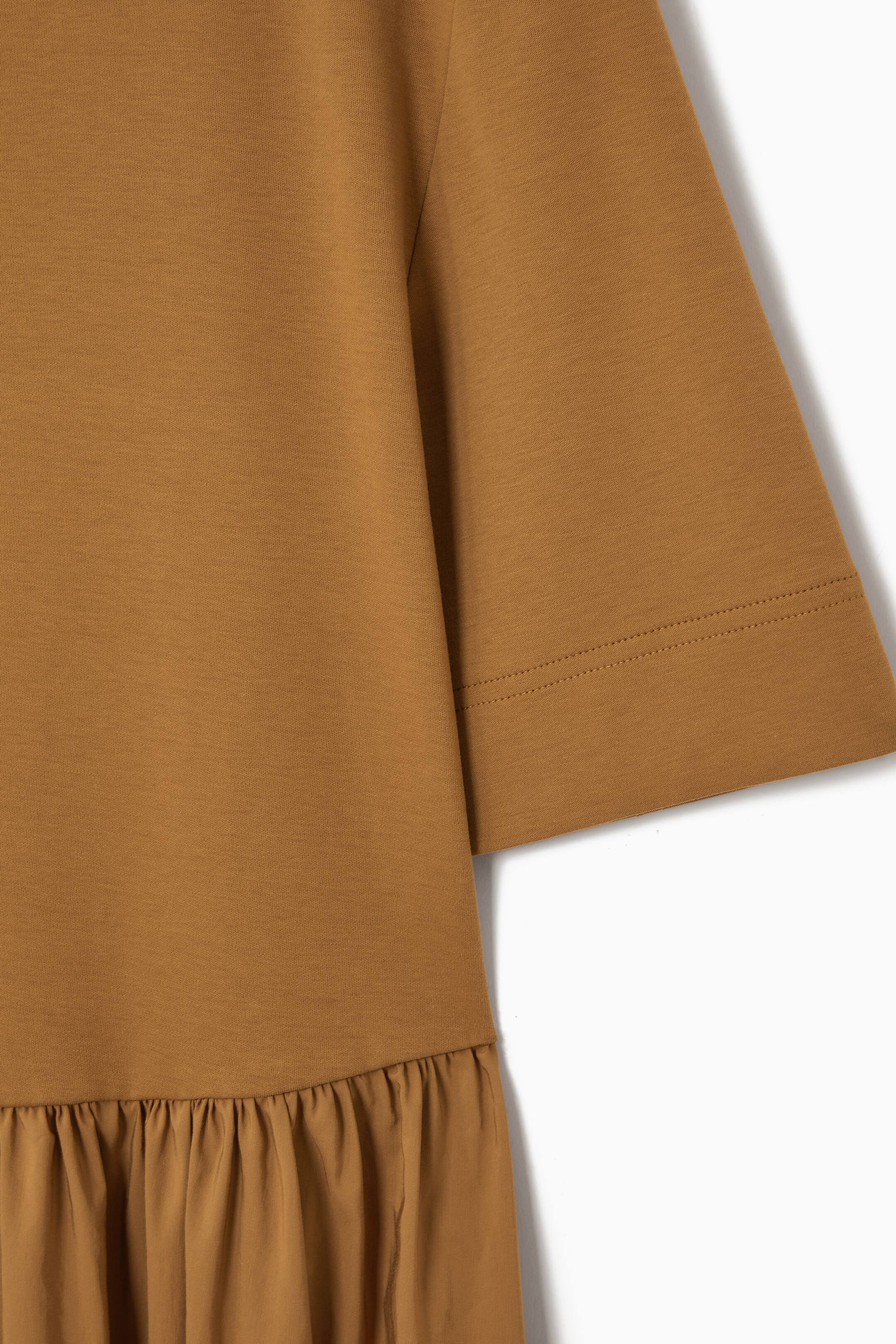 Women's TERRACOTTA CONTRAST-PANEL MIDI DRESS | H&M GB